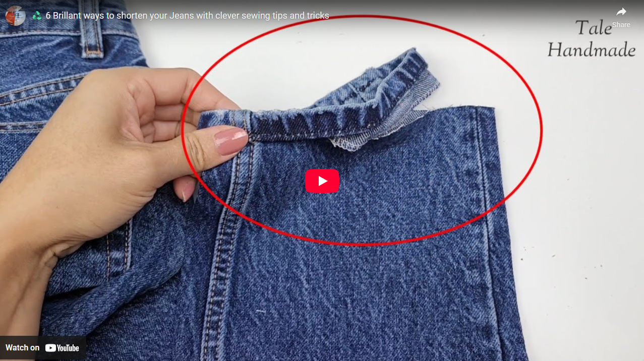 How to Hem Jeans | Hem Jeans | SewShare