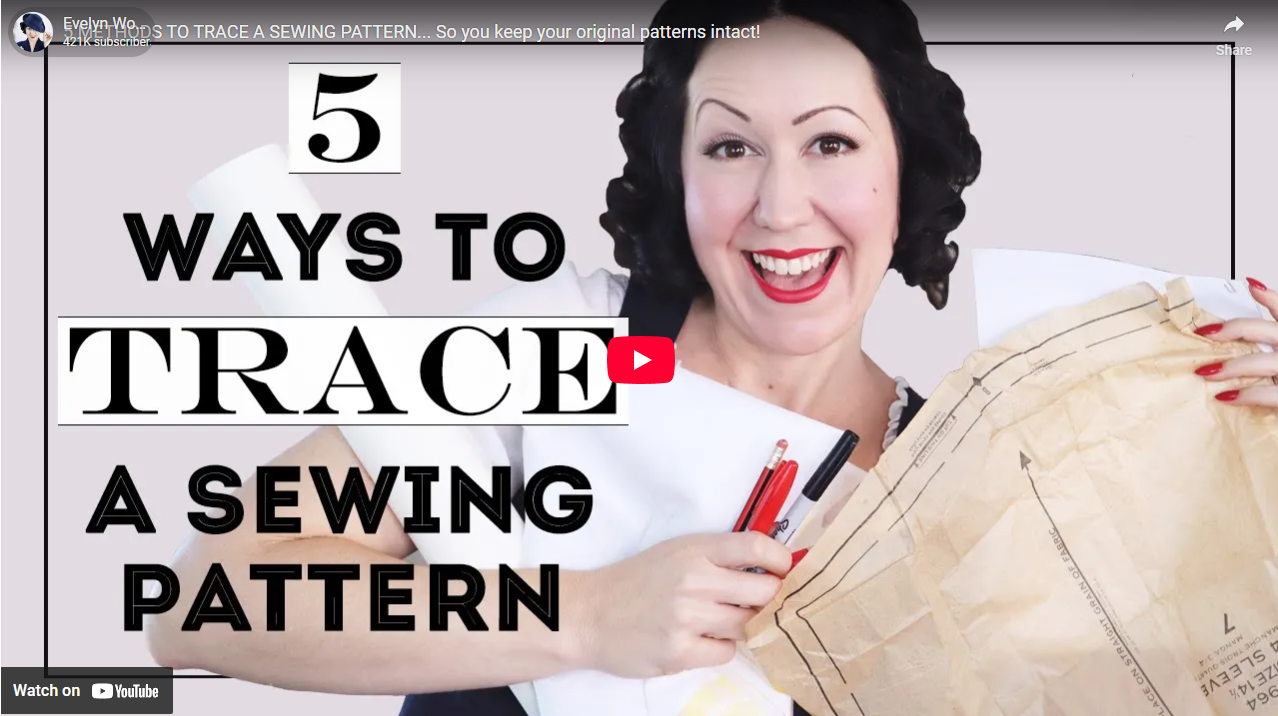 How to Trace a Sewing Pattern | Trace a Pattern | SewShare