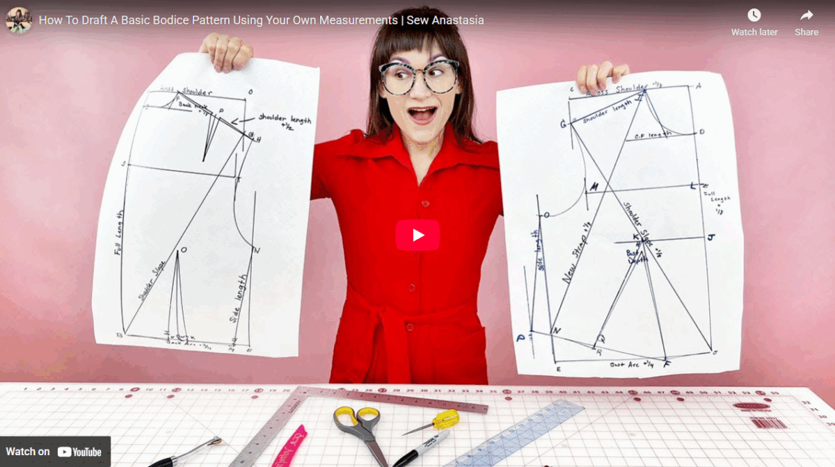 How To Draft Bodice Block | How to Draft a Basic Bodice Block | SewShare