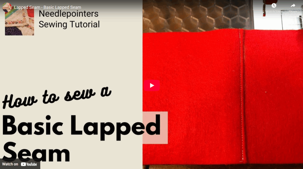 How To Sew Lapped Seam | How to Sew a Lapped Seam | SewShare
