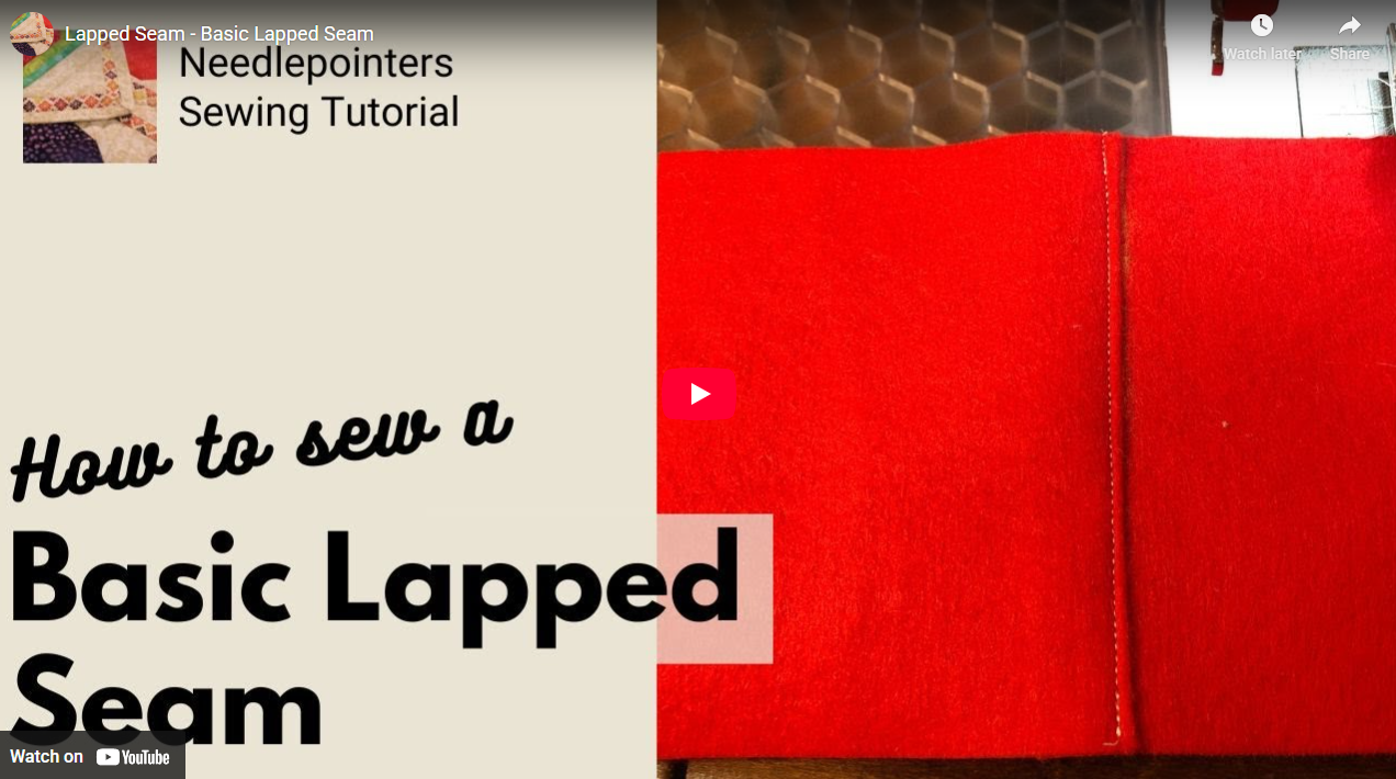 How To Sew Lapped Seam | How to Sew a Lapped Seam | SewShare