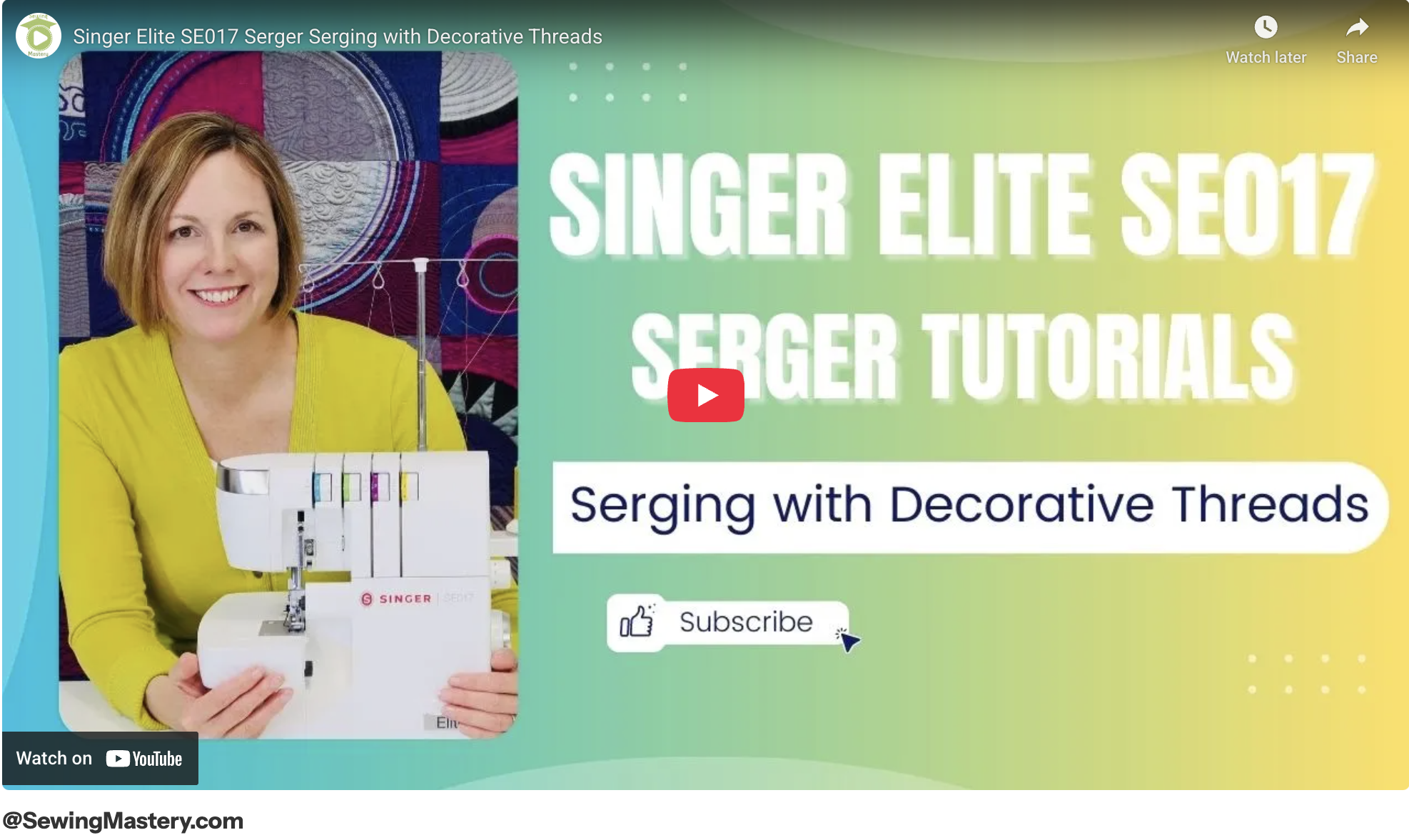 Decorative and Specialty Threads | SewShare Technique Library